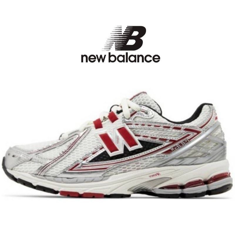 Jual Sepatu New Balance 1906 Silver Classics Crimson 100% BNIB Original ...
