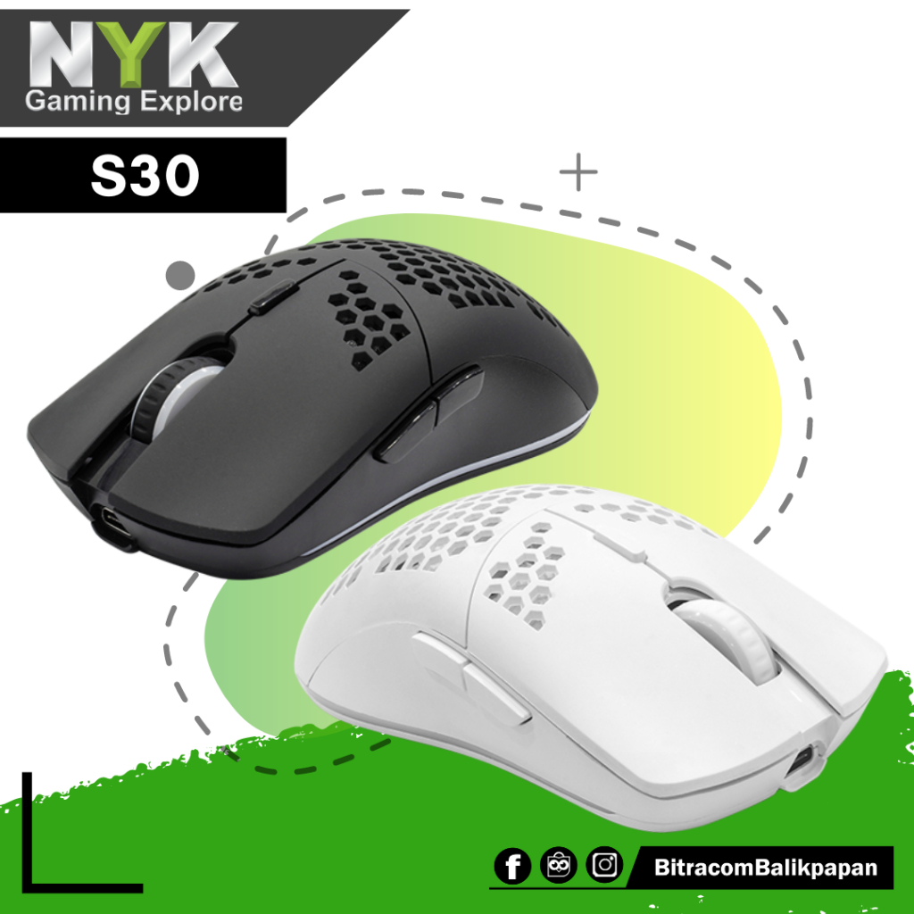 Jual Mouse Gaming Wireless NYK - S30 - Mouse Gaming Wireless | Shopee ...