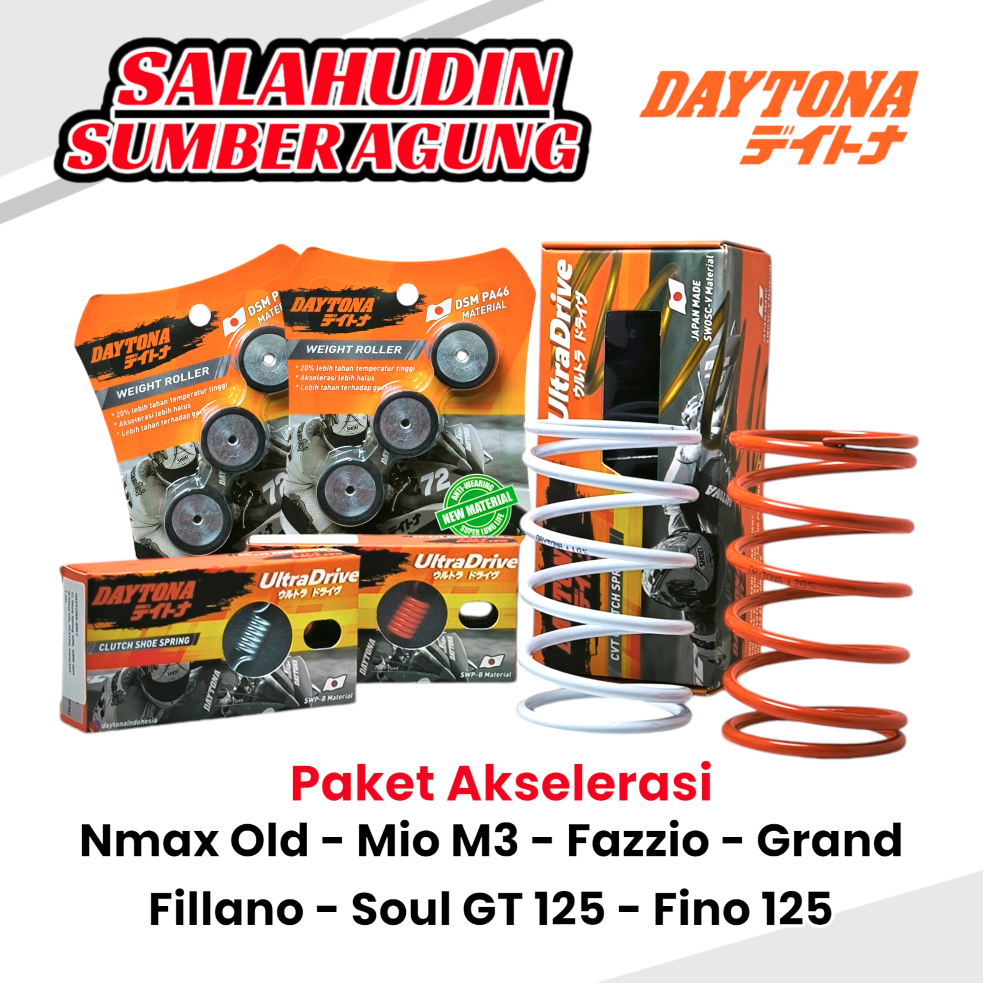 Jual Paket Upgrade Akselerasi CVT Racing DAYTONA Nmax Old Mio M3 Freego ...
