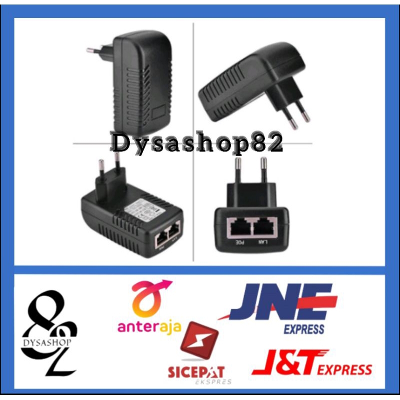 Jual Adaptor POE 24V-1A / POE Adaptor Injector for IP camera FC08 - 24V ...