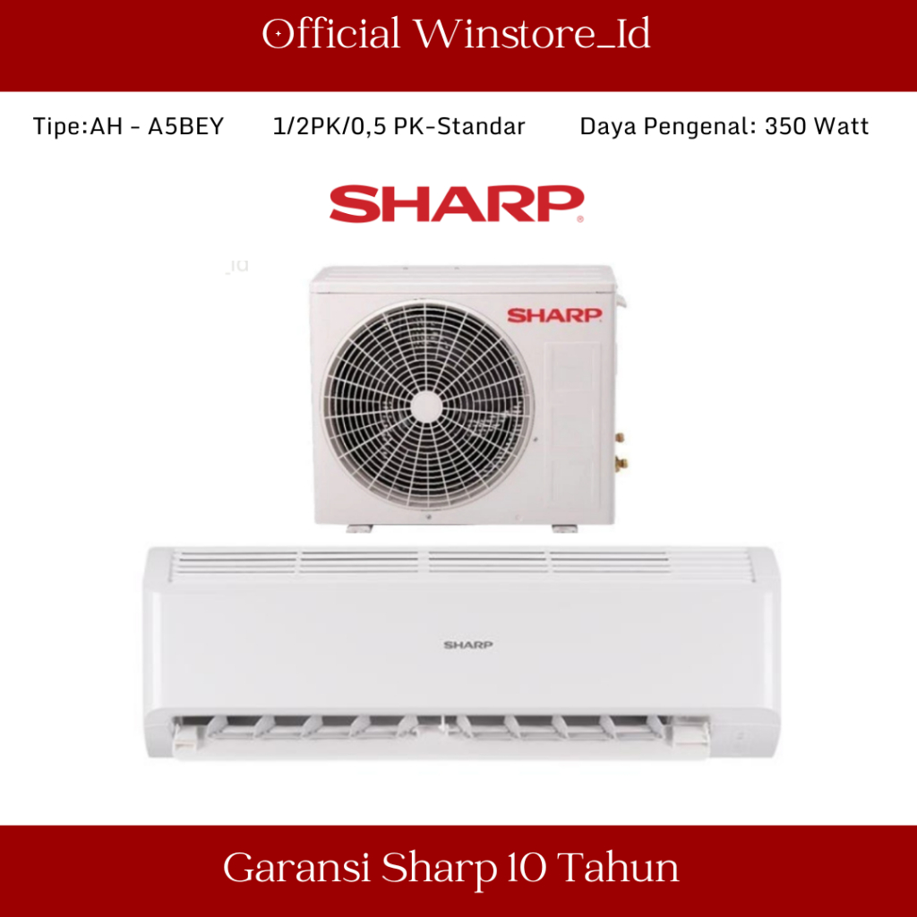 Jual AC SHARP AH - A9BEY GARUDA SERIES 1PK AC A9BEY ORIGINAL | Shopee Indonesia