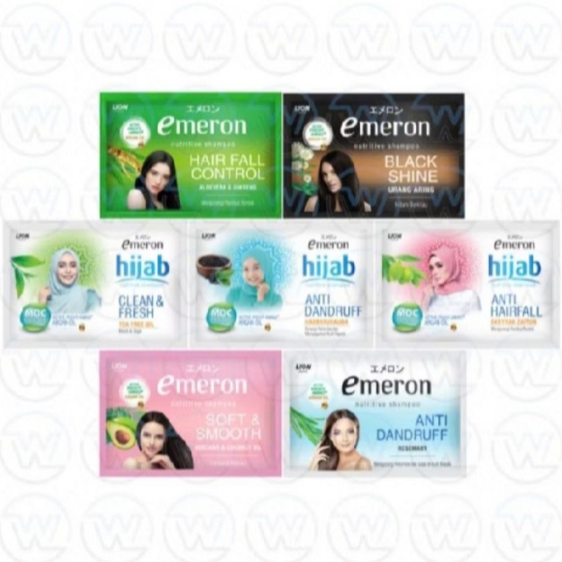 Jual Shampoo Emeron Sachet 10ml - 1 renceng 12sachet/24pcs | Shopee ...