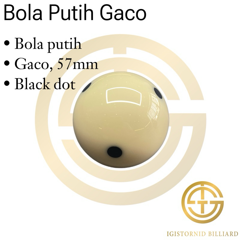Jual Bola Putih Billiard - Black Dot | Shopee Indonesia