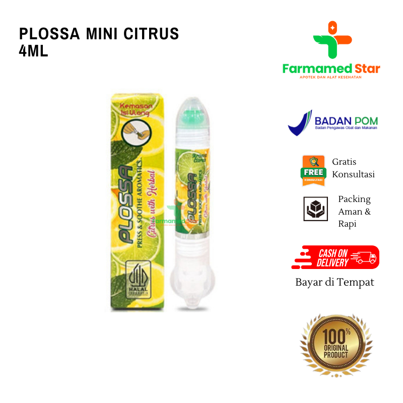 Jual PLOSSA MINI CITRUS 4ML | Shopee Indonesia