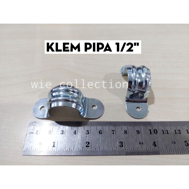 Jual KLEM PIPA BESI 1/2" TEBAL / KLEMAN PLAT BESI 1/2 INCH / CLAMP PIPA ...