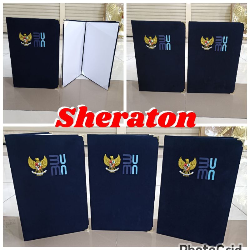 Jual map kantor map bludru upacara logo Garuda+BUMN full colour uk F4 ...