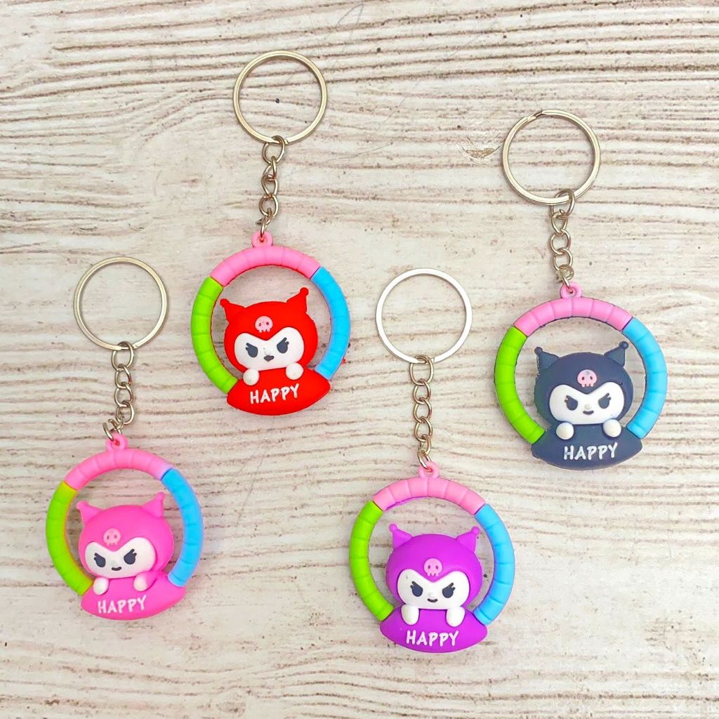 Jual Ganci / Keychain / Gantungan Kunci PVC Rubber Mini Keychain Kartun ...