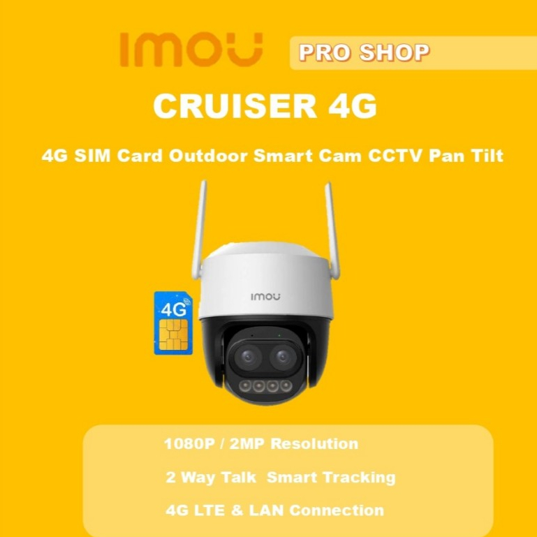 Jual Imou Cruiser SC 4G CCTV Wifi Sim Card 2K 3K 3MP 5MP Simcard 4G PTZ ...