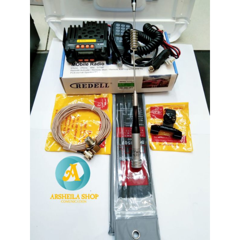 Jual Paket Radio rig mini komplit 1 set dual band tinggal pasang ...