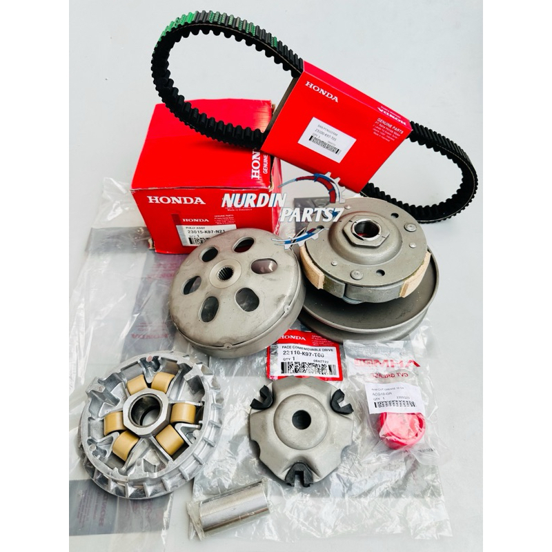 Jual Paket CVT Komplit Pully Assy + Rumah Roller Set Vanbelt Honda PCX ...