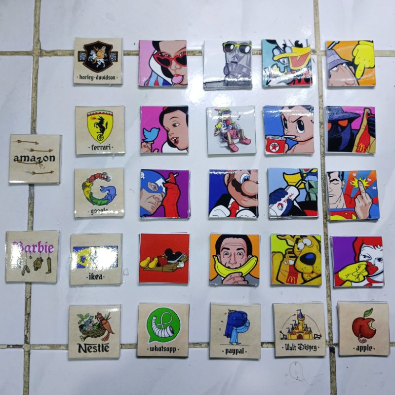 Jual Stiker unik ukuran 6x6cm | Shopee Indonesia