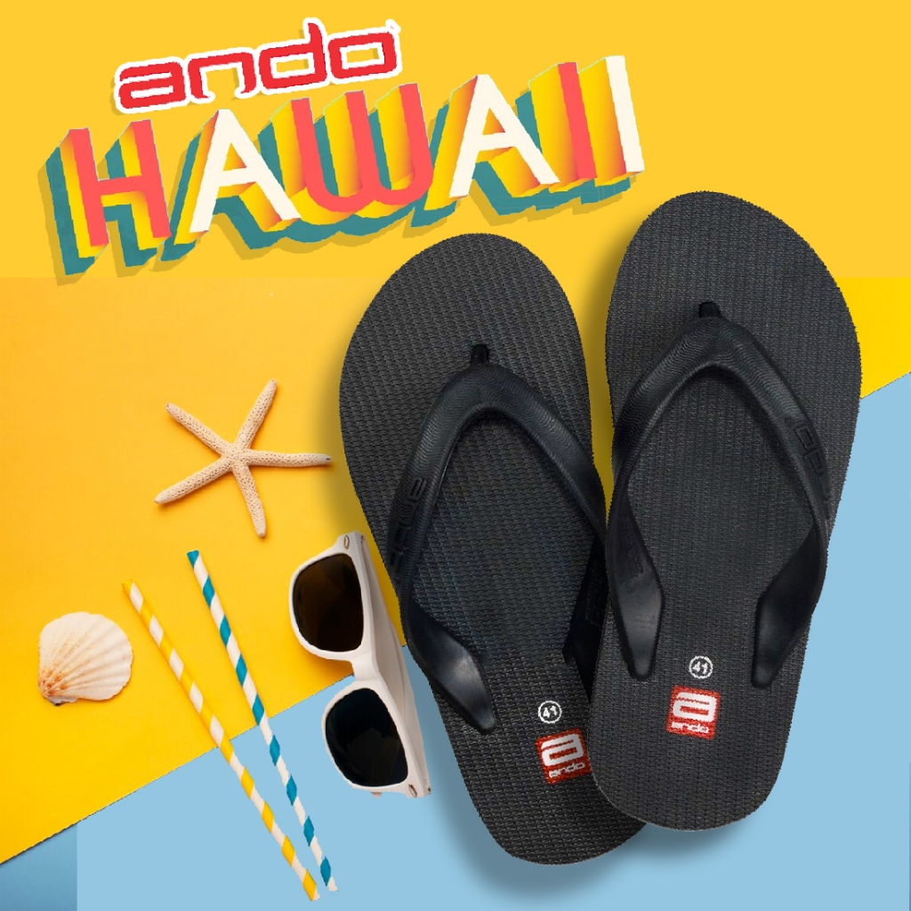 Jual (HAWAII PRIA ) ANDO HAWAII / Sandal Jepit Fashion Trendy / Sendal ...