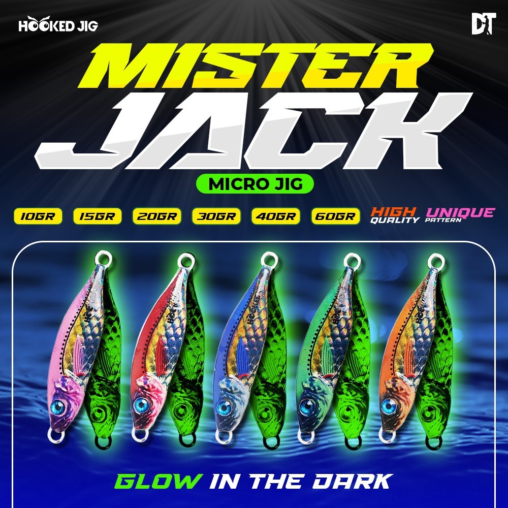 Jual Micro Jig Premium GID Mister Jack 10 15 20 Gram By Hooked Jig Ultralight Casting Jigging ...