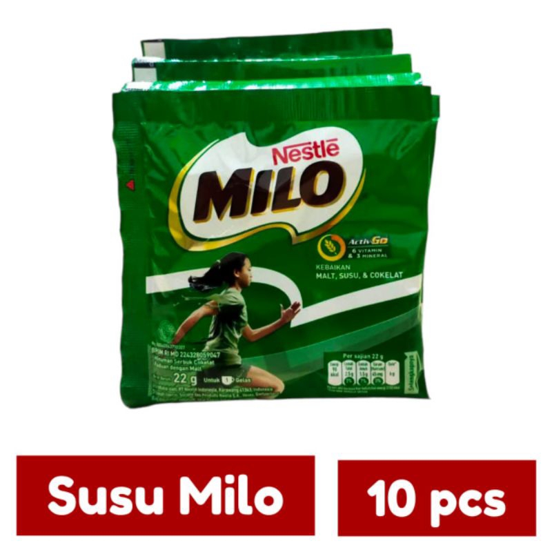 Jual MILO RENCENG ISI 10 PCS | Shopee Indonesia