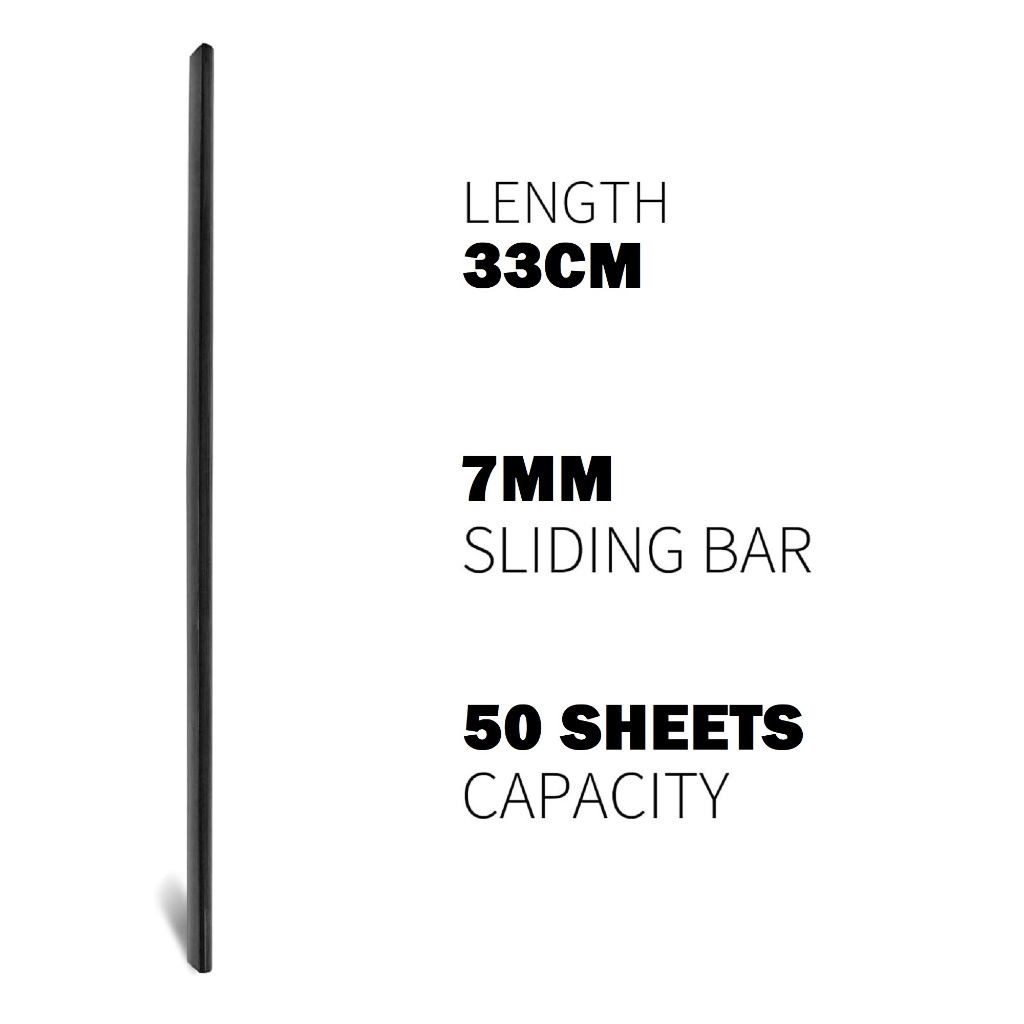 Jual Slide Binding Plastik 7mm F4 / Slide Binder 7mm / Tulang Binding ...