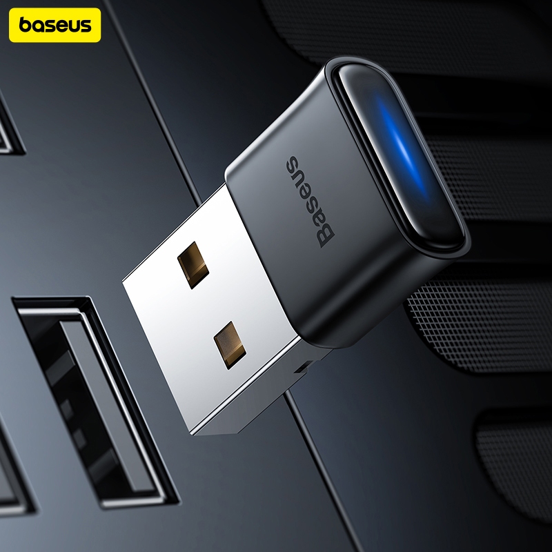 Jual Baseus BA04 Mini Adapter Wireless Bluetooth Dongle Receiver USB 5. ...