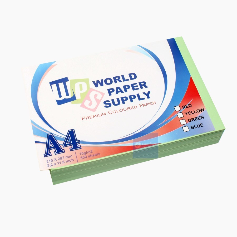 Jual WPS - Kertas Hvs A4 Warna 70gr - Rim | Shopee Indonesia