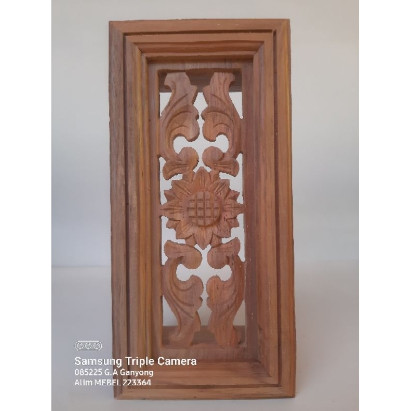 Jual Loster / Roster kayu ventilasi boven angin-angin rumah kayu jati ...
