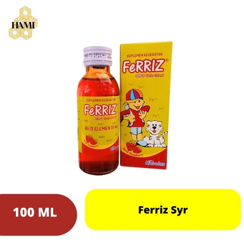 Jual Ferriz Sirup 100 ML dan Ferriz Drop 15 ML - Mulrivitamin dan Zat ...