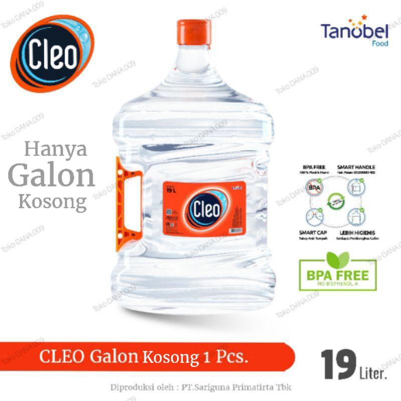 Jual [ Galon Kosong CLEO 19 Liter | Hanya Galon Kosong | 1 Pcs ] | Shopee Indonesia