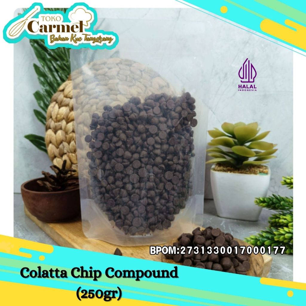 Jual Colatta Chip Compound 250gr - Coklat Chip Kerucut | Shopee Indonesia