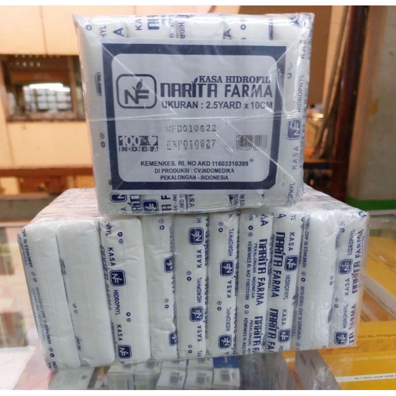 Jual Perban Gulung Narita 10 cm / Perban gulung 5 cm/ perban gulung ...