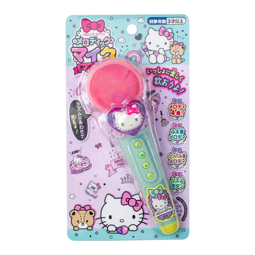 Jual Sanrio Hello Kitty Melodic Microphone Toy Mic Mainan Anak Alat ...