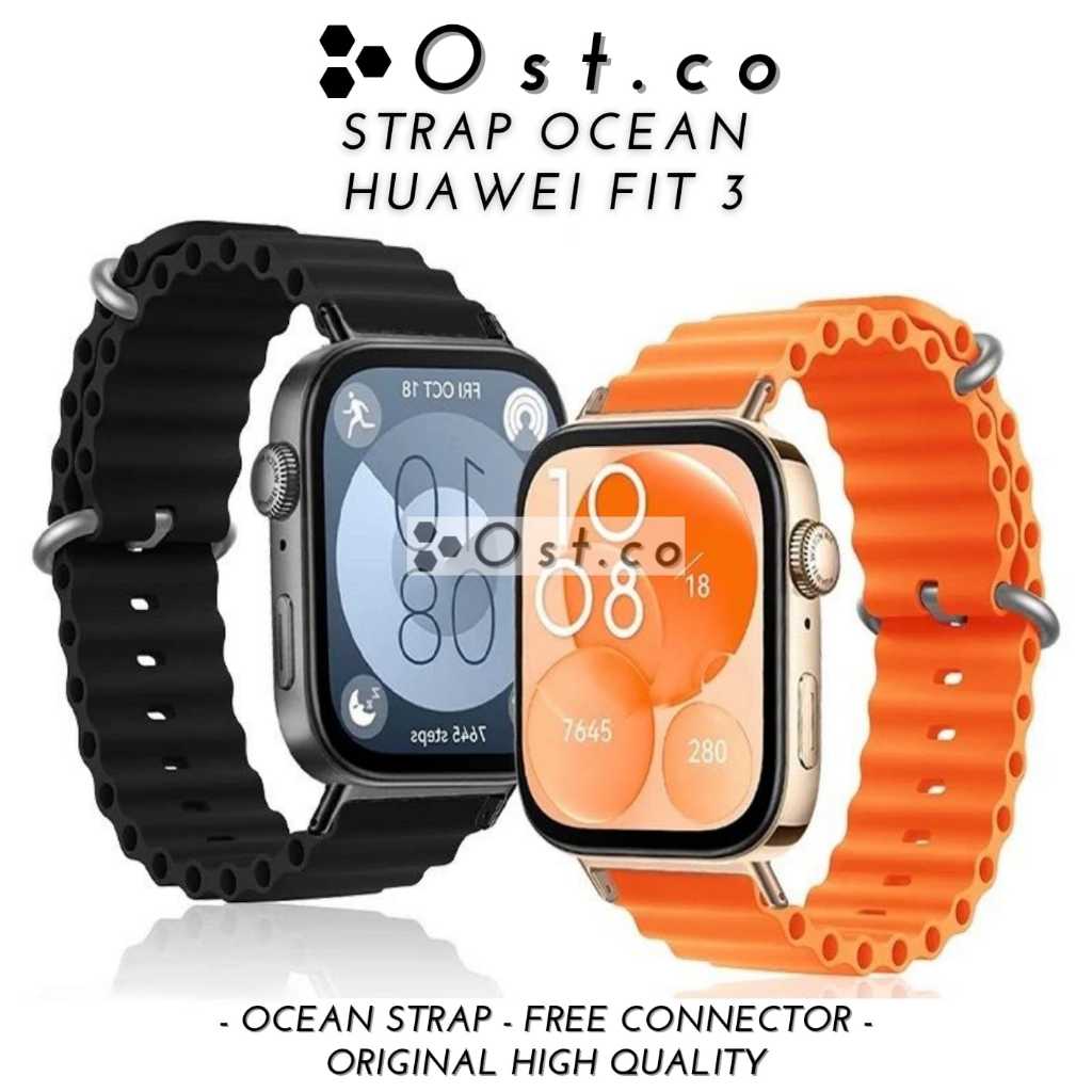 Jual Ocean Strap For Huawei Fit 3 New Ocean Strap Huawei Watch Fit 3 ...