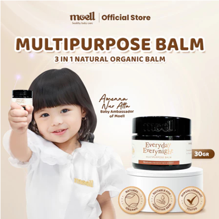Jual Moell Multipurpose Balm 30gr kitacosmetics | Shopee Indonesia