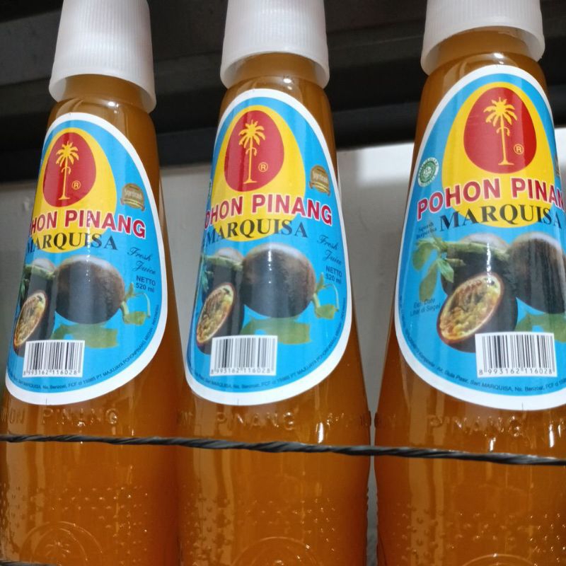 Jual Sirup pohon pinang markisa fresh juice 1 botol khusus kurir ...