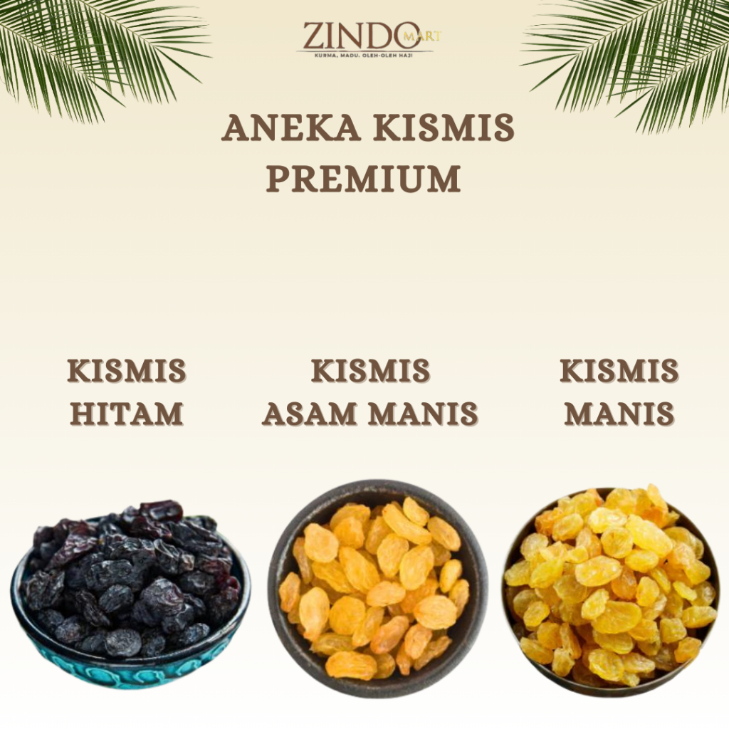 Jual KISMIS ARAB PREMIUM 1KG, 500GR, 250GR / OLEH-OLEH HAJI / ANEKA ...