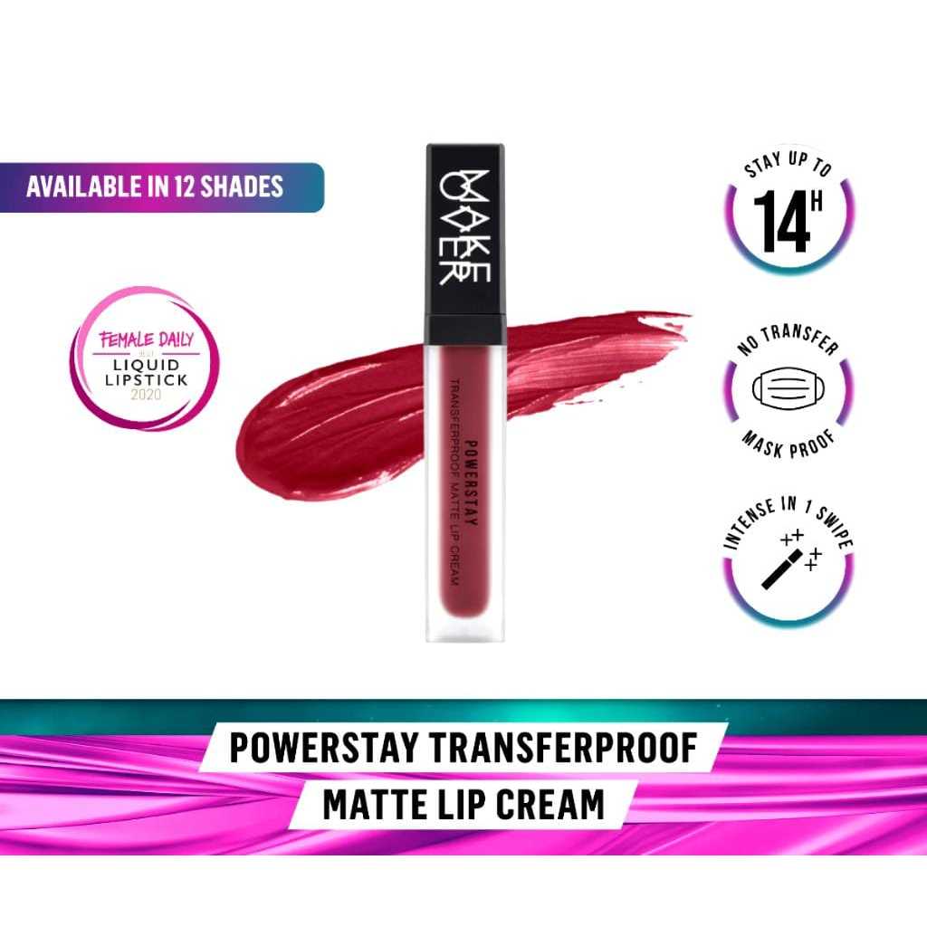 Jual MAKE OVER Powerstay Transferproof Matte Lip Cream B01 B02 B03 B04 B05 B06 B07 B08 B09 B10 ...