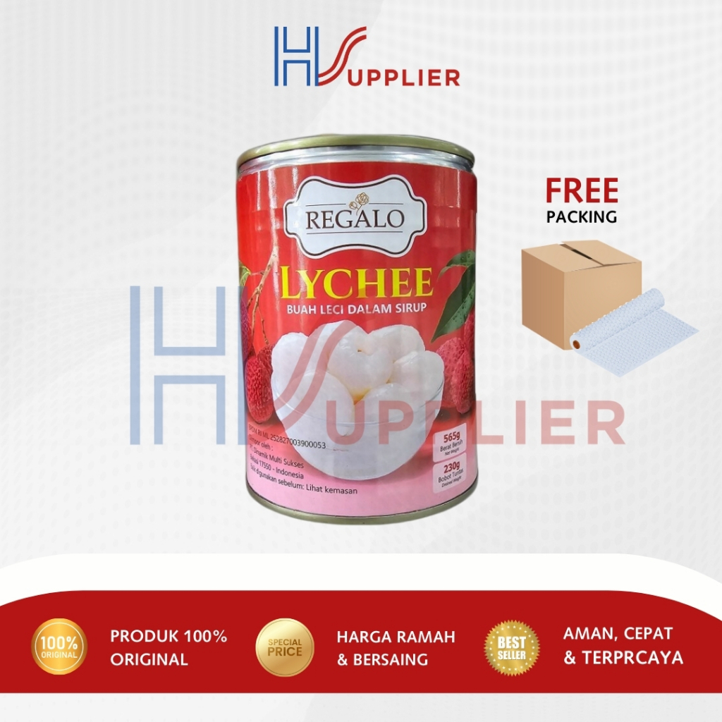 Jual Sirup Buah Leci Kaleng / Lychee In Syrup Regalo 565 Gr | Shopee ...