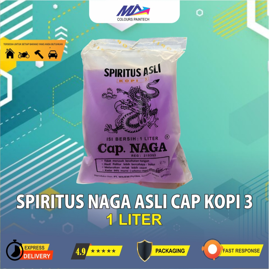 Jual Spiritus Cap NAGA / Pirtus Naga / Spirtus ASLI CAP NAGA 1 liter ...