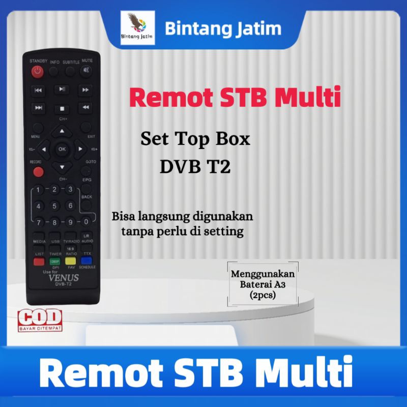 Jual Remot STB / Remot Set Top Box / Remote STB Universal / Remot STB Multi / LUBY / ADVANCE ...