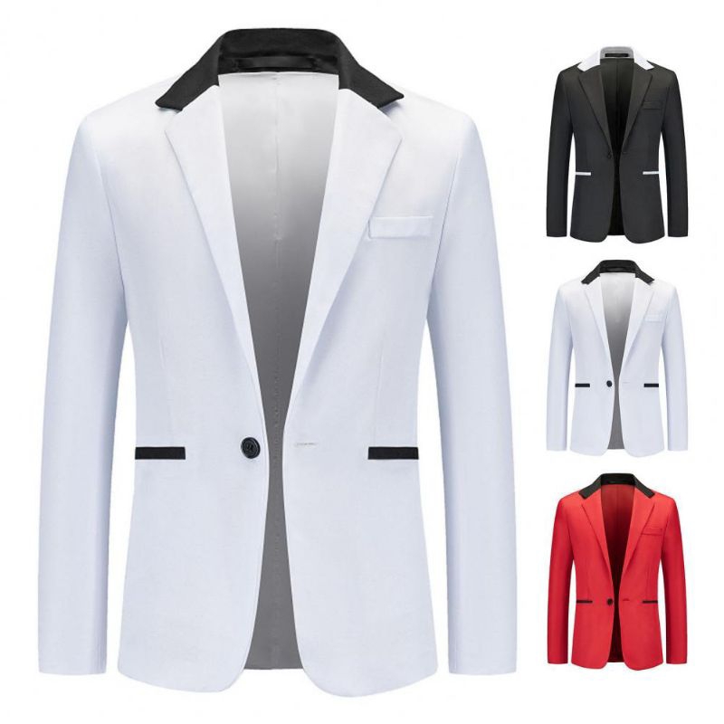 Jual Jas Blazer formal pria/Jas pria putih hitam/Jas wedding ...