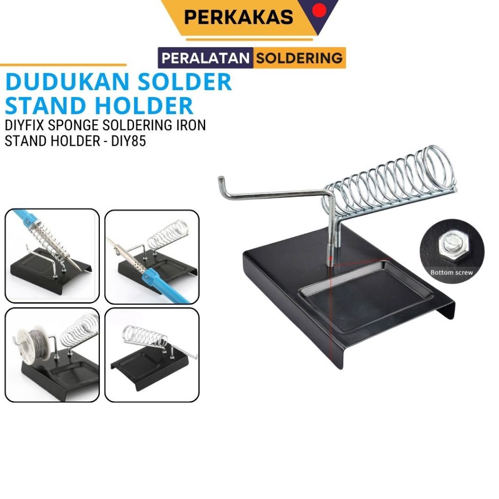 Jual DIYFIX Dudukan Solder Kawat Las Sponge Soldering Iron Stand Holder ...