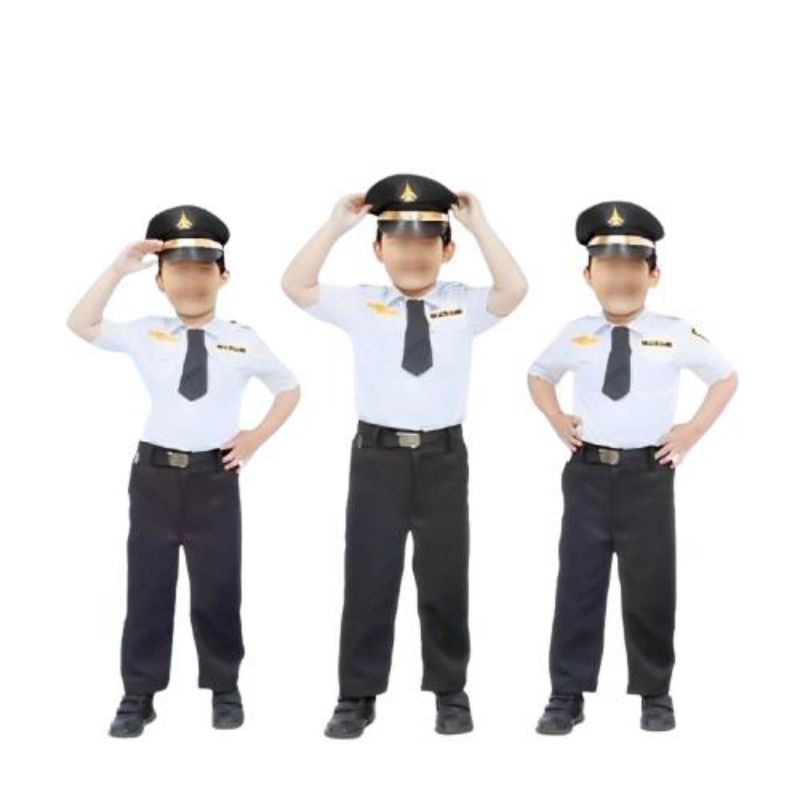 Jual SERAGAM COSTUM FESTIVAL ANAK PILOT CILIK / SERAGAM PILOT ANAK ...