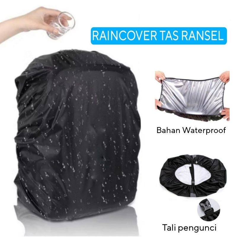 Jual Rain Cover Tas Waterproof Rain Cover Bag Rain Coat Pelindung Hujan ...