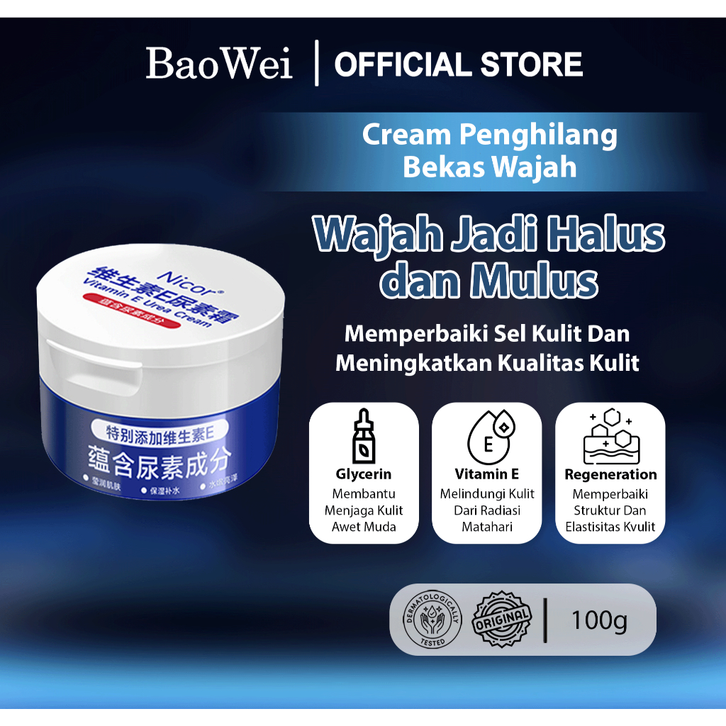 Jual [Original] Krim penghilang bekas Krim wajah 100g obat lubang ...