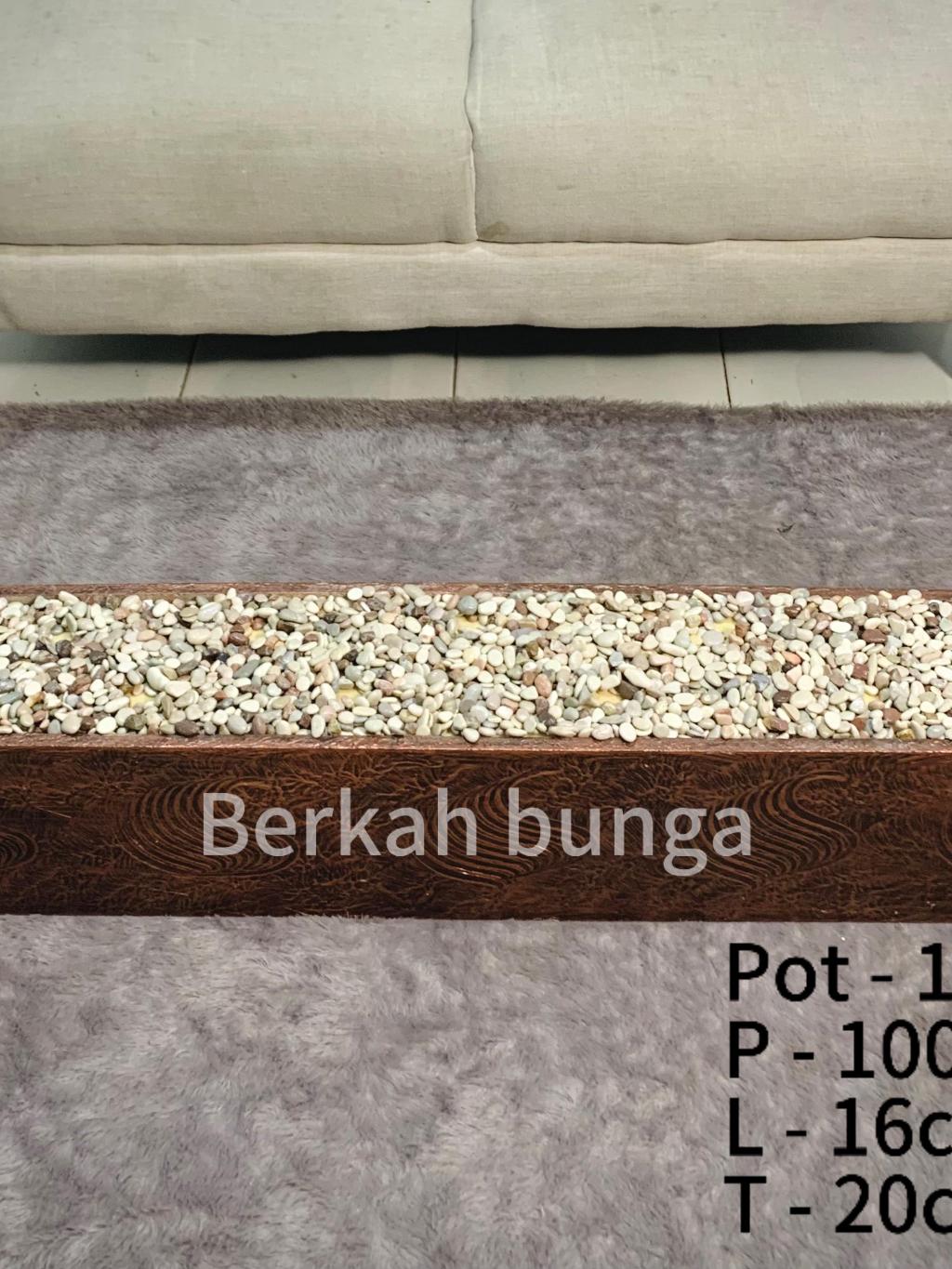 Jual pot partisi panjang 100cm- pot kayu- pot panjang- pot partisi satu ...