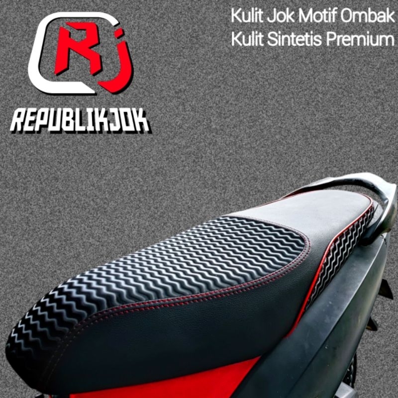 Jual Kulit Jok Motor Motif Ombak Bahan Tebal Premium | Shopee Indonesia