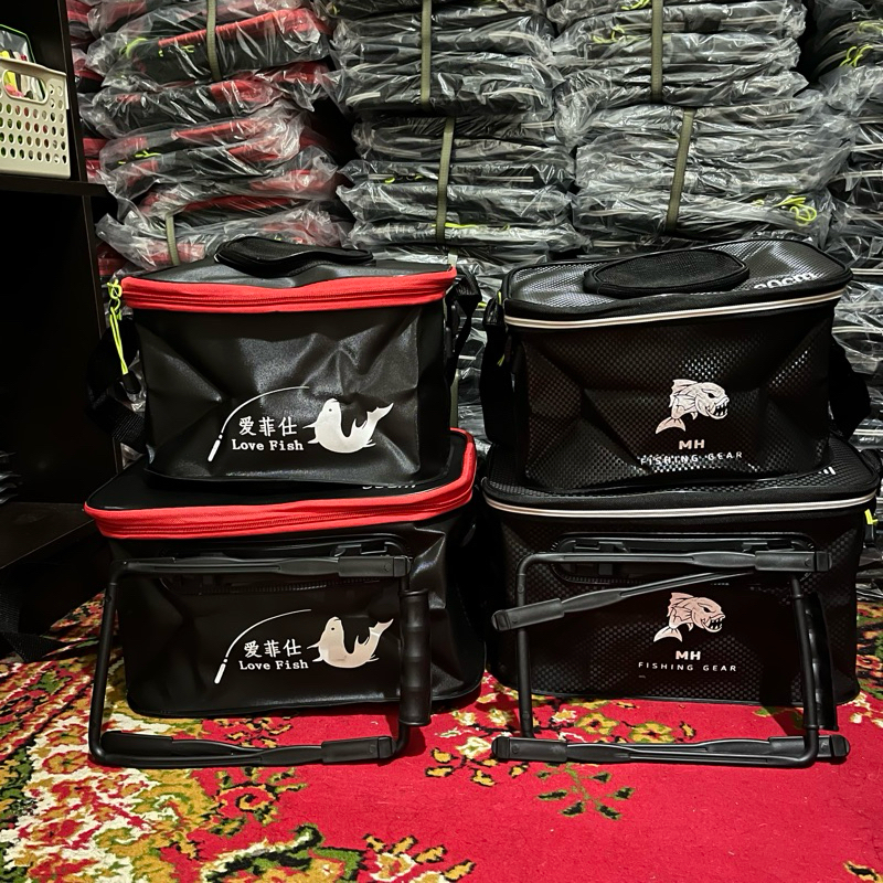 Jual Ember lipat portable eva tempat wadah ikan tas box memancing ...