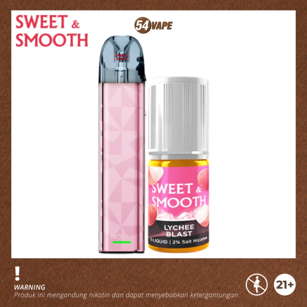 Jual Bundles Sweet & Smooth x Rolv Rocket Pod Kit | Shopee Indonesia