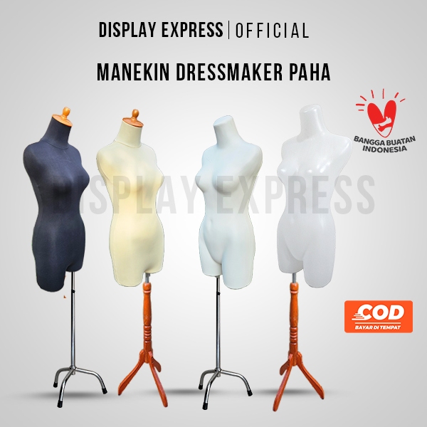 Jual [ COD ] Manekin Display Wanita / Patung Dressmaker PAHA PREMIUM ...