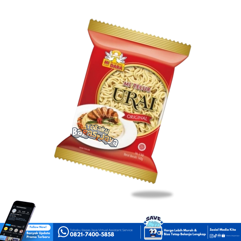 Jual Mie Cap Burung Dara Urai Merah 140 Gram | Shopee Indonesia