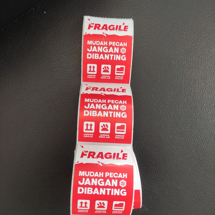 Jual STIKER FRAGILE 5x7 cm / STIKER BARANG MUDAH PECAH JANGAN DIBANTING ...