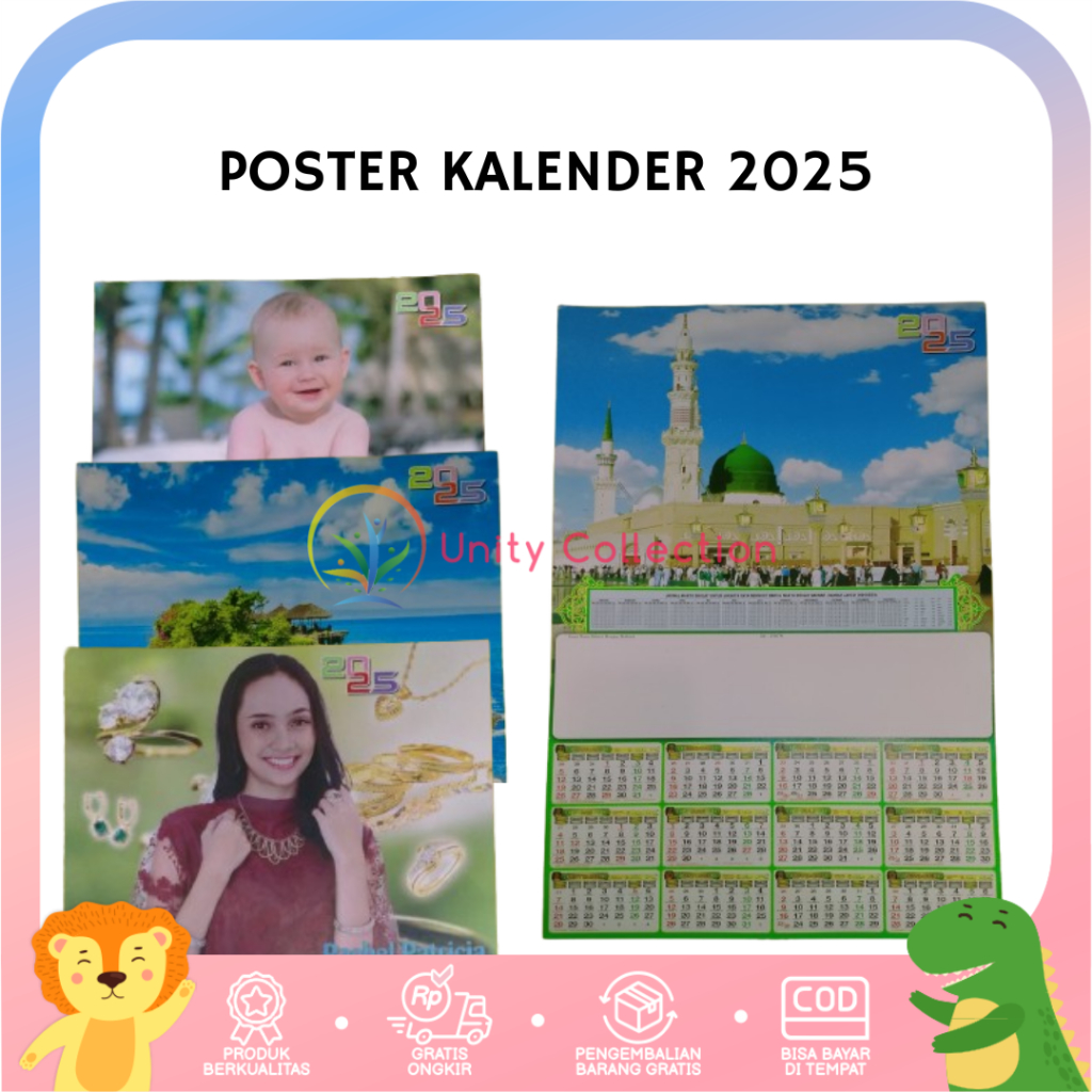 Jual Kalender Dinding Poster 2025 - Poster Dinding | Shopee Indonesia