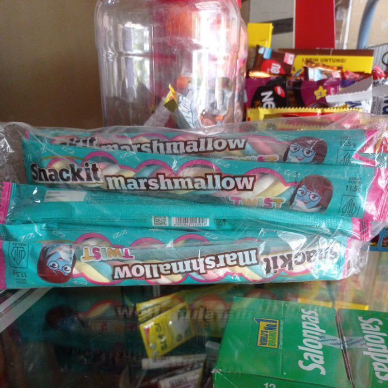 Jual Snackit Marshmallow Twist isi 10pc | Shopee Indonesia