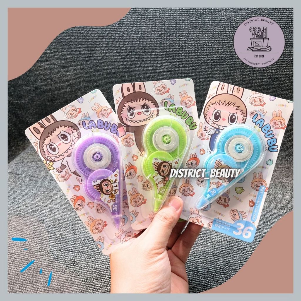 Jual CORRECTION TAPE LABUBU KARAKTER TIP EX PENGHAPUS PULPEN TIP X ...